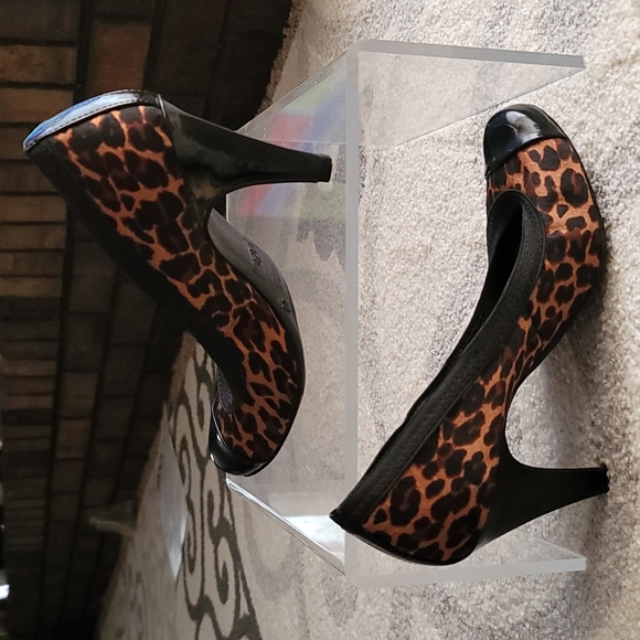 Dexter | Shoes | Dexter Animal Print Sz 65 Stretch Womens Heels | Poshmark